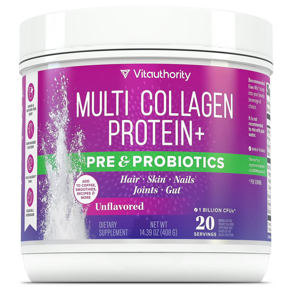 Multi Collagen Protein Plus Pre and Probiotics