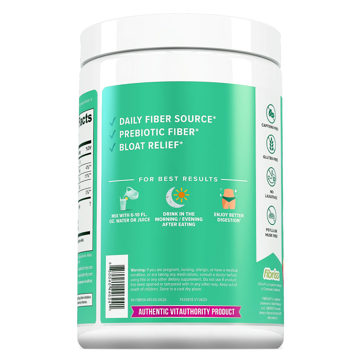 Fiber Fix | Multi-Fiber Supplement Gut Aid and Colon Support – Vitauthority