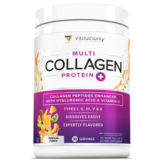 Multi Collagen Peptides Protein+ Powder – Vitauthority