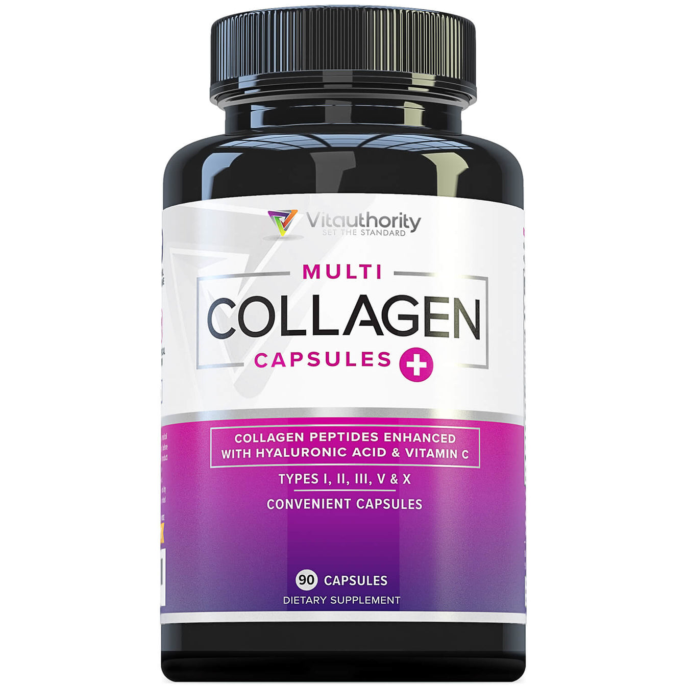 Multi Collagen Capsules - Collagen Peptides Pills - Vitauthority